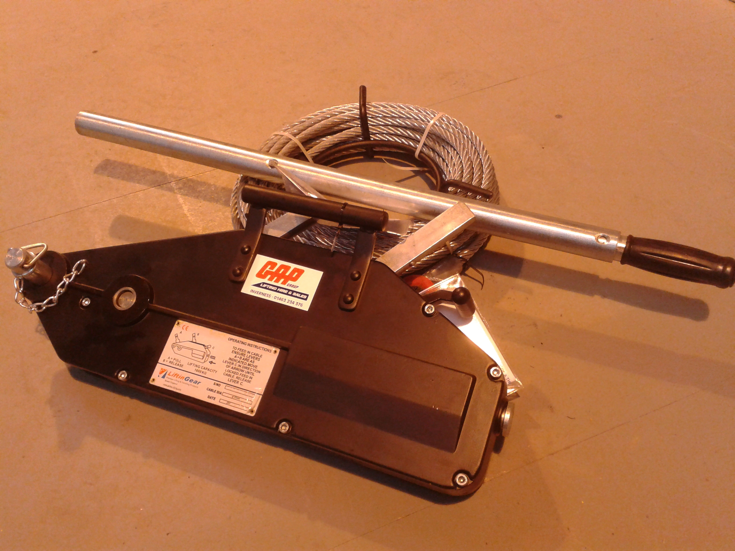 Lift Pull Machine (1.6t) | GAP Group