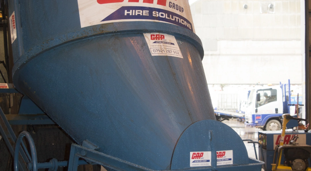 Cone Flow Concrete Skip 1000L | GAP Group
